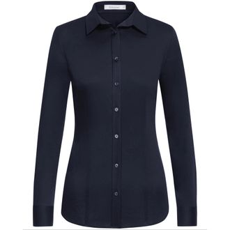 Soluzione - Camiceria Ticino Bluse 760-269 - - Blouses & Shirts - Damen - Blau - 2XL