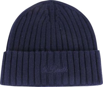 MC2 Saint Barth Homme, Accessoires, Bleu, Taille: ONE Size Bonnet en maille