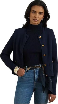 Ralph Lauren Femme, Pulls, Bleu, Taille: 42 FR Sako