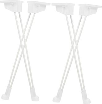 Soimiss 4 Stück Teiliges Metall Tischbeine Haarnadel Stil Klappbar Hohe Möbelbeine für Couchtisch Schreibtisch Nachttisch Reparatur und DIY Möbel Zubehör