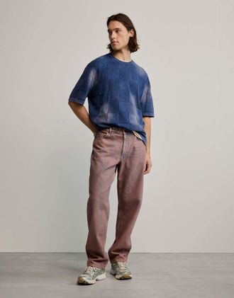 Desigual Pantalon en jean uni - Marron