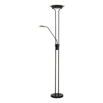 Lucide Lucide - Lampadaire Led dimmable avec liseuse Champion noir