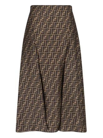 Fendi Ff Maxi Skirt
