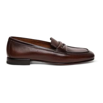 Santoni Leder Loafer - - Shoes - Herren - Braun - 39 EU
