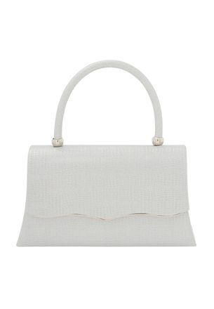 Faina Klappentasche Klappentasche Frauen Silber