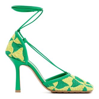 Bottega Veneta Femme, Chaussures, Multicolore, Taille: 36 EU Sandales &agrave; Lacets Stretch