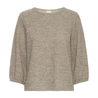 Ichi Rundhals-Strickwaren - - Knitwear - Damen - Grau - S