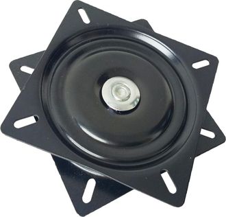 Valiclud Schwarze Stuhl drehplatte aus Hochwertigem Stahl mit Langlebigem Kugellager Drehbarer Barhocker drehmechanismus Einfache Montage Stabile Möbelbasis fü