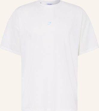 Gymshark Gymshark Oversized-Shirt Gsrc Stencil Aus Mesh weiss