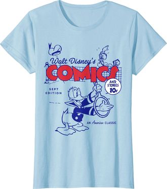 Disney Donald Duck Retro Comic Cover Hat T-Shirt
