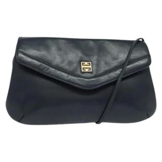 Givenchy Pre-owned Leder Umh&auml;ngetasche - - Pre-owned - Damen - Blau - ONE SIZE