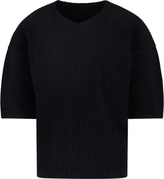 Homme Pliss&eacute; Issey Miyake Falten T-Shirt