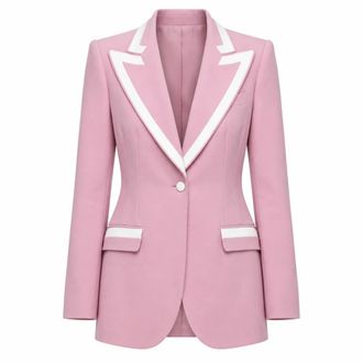 Dolce & Gabbana Ma&szlig;geschneiderter Blazer - - Jackets - Damen - Rosa - 3XL