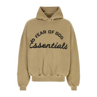 Fear of God Homme, Sweatshirts et sweats &agrave; capuche, Beige, Taille: M SweaT-shirt Oversize en Coton