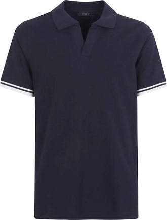 Fay Homme, Tops, Bleu, Taille: M Polo Bowling