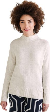 Street One Damen A302267 Strickpullover, Lucid White Melange, 38
