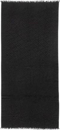 Fendi Pre-owned Zucca Monogram Scarf - Femme - Pre-owned - Noir - Taille: ONE Size