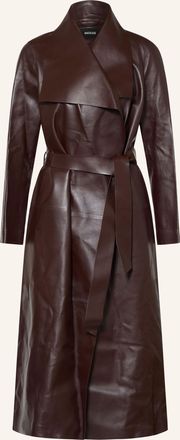 Mackage Ledermantel Mai-L braun