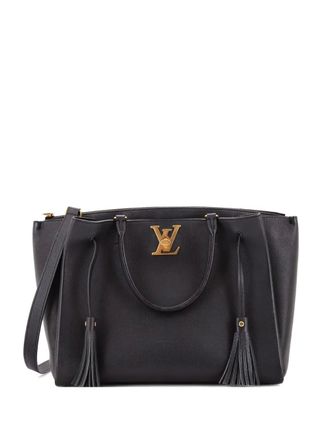 Louis Vuitton sac &agrave; main Lockmeto en cuir - Noir