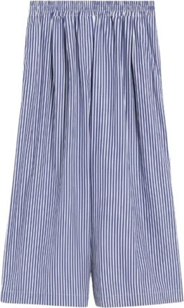 Max Mara Femme, Pantalons, Bleu, Taille: 40 FR Wide Pantalons