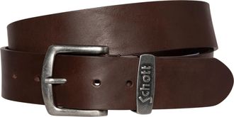 Schott NYC Herren Belt7306 G&uuml;rtel, braun, One Size