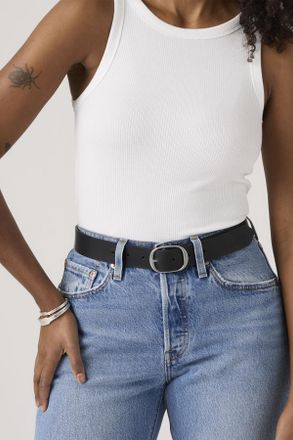 Levi's Madison G&uuml;rtel - Damen - Schwarz / Schwarz