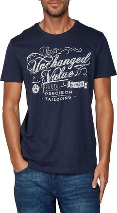 Riverso Tshirt Herren Baumwolle Regular Fit RIVLeon Rundhals Kurzarm Sommer Tee Shirt Print, Gr&ouml;&szlig;e:4XL, Farbe:Dark Navy (G1JD)