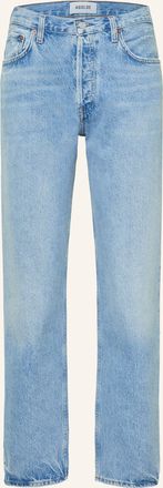 A Gold E Agolde Straight Jeans Romney blau