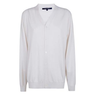 Sofie D'Hoore Marvel Langarm-Cardigan mit V-Ausschnitt - - Knitwear - Damen - Wei&szlig; - M