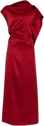 Sportmax Seidenkleid Giara - - Dresses - Damen - Rot - S
