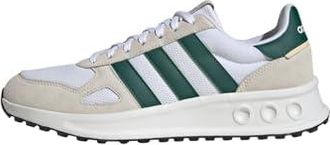 adidas Homme Run 84 Shoes, FTWR White/Collegiate Green/Alumina, 47 1/3 EU