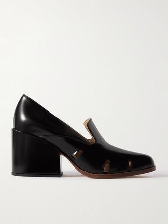Gabriela Hearst Eliza Pumps Aus Leder Mit Cut-outs - Schwarz