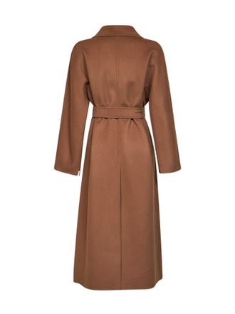 Max Mara Womens Wrap Coat Smmpenelope Camel Virgin Wool