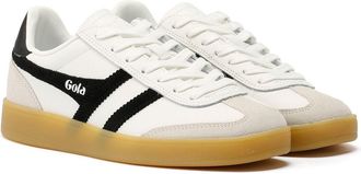 Gola Viper Leather CLB744, White/Black/Gum, 36 (Mujer)