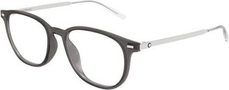 Montblanc Montblanc, Homme, Accessoires, Gris, Taille: 53 MM Asian Fit Optical Frame