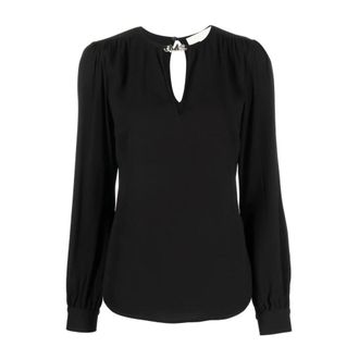 Michael Kors Verzierte Bluse - - Blouses & Shirts - Damen - Schwarzk - S