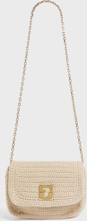 Gerard Darel Sac port&eacute; travers en tricot - LE CAROLYN - Naturel