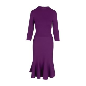 Stella McCartney COMPACT KNIT DRESS - Color: BRIGHT PURPLE, Gr&ouml;&szlig;e: M