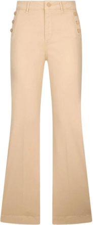 Liu Jo Femme, Pantalons, Beige, Taille: W25 Pantalons