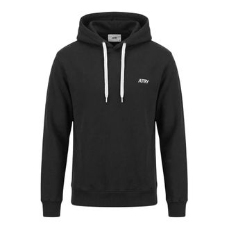 Autry Homme, Sweatshirts et sweats &agrave; capuche, Noir, Taille: L Sweat &agrave; capuche avec logo brod&eacute;