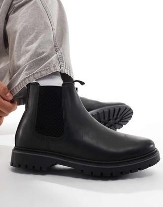 schuh Dalton - Chelsea-Stiefel in Schwarz