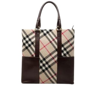 Burberry Pre-owned Woll-Tragetasche - - Pre-owned - Damen - Beige - ONE SIZE