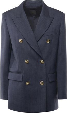 Pinko Pinko, Femme, Vestes, Bleu, Taille: 36 FR Blazers