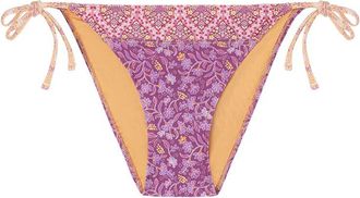 Women'secret Damen Side String Bikini Brief Boho Flower Bikinihose, Rosa, M