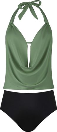 Cupshe Tankini Halter straps