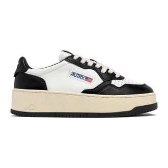 Autry Femme, Chaussures, Noir, Taille: 40 EU Baskets Plateforme Blanches &Eacute;l&egrave;vent Style