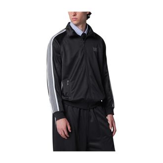Needles Homme, Sweatshirts et sweats &agrave; capuche, Gris, Taille: S Track Jacket - Poly Smooth