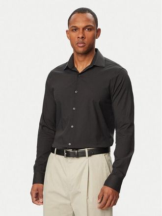 Calvin Klein Hemd LV019EU092 Schwarz Slim Fit