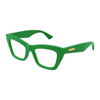 Bottega Veneta unisex, Accessoires, Vert, Taille: 50 MM Butterfly Eyeglasses