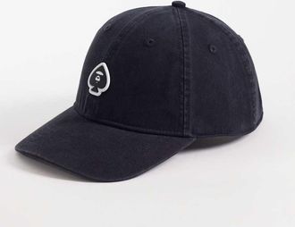 Aape By A Bathing Ape AAPE by A BATHING APE - Casquette de baseball &agrave; logo - Noir d&eacute;lav&eacute;